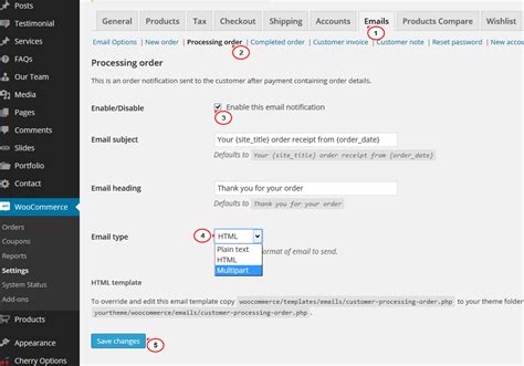 Woocommerce How To Enable Order Confirmation Emails Template Monster Help