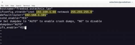 Set Static IP Address And DNS On FreeBSD OSTechNix