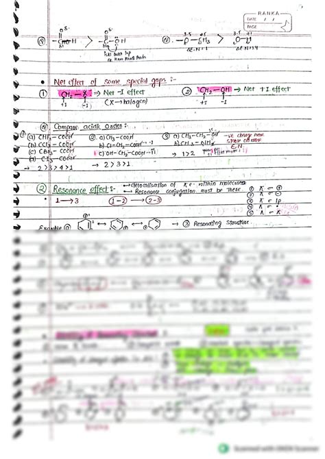 Solution General Organic Chemistry Part 1 Inductive Effect Mesomeric