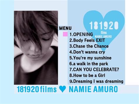 Amuro Namie 181920 Films 2000 Dvd Akiba