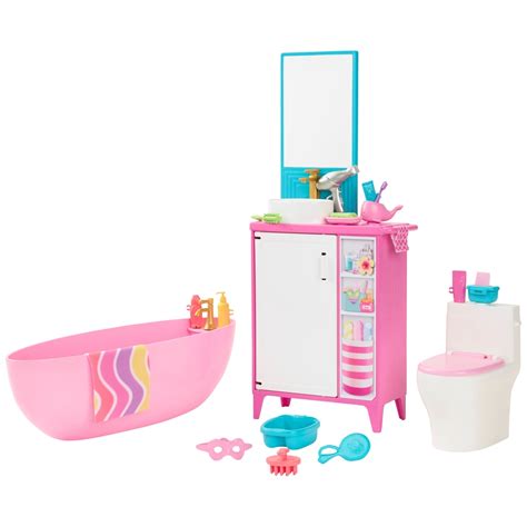 Barbie World Bubble Bath Time Playset Smyths Toys Uk