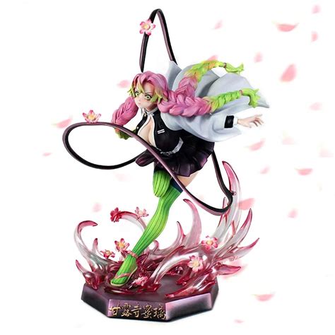 Buy Demon Slayer Figure Mitsuri Kanroji Figure Sexy Anime Girl Figure Battle Scene Kimetsu