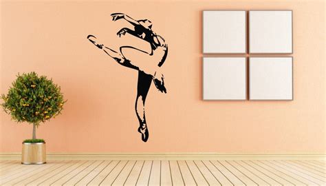 Ballet Wall Decal Ballerina Wall Sticker Dance Wall Decor 1552 Etsy