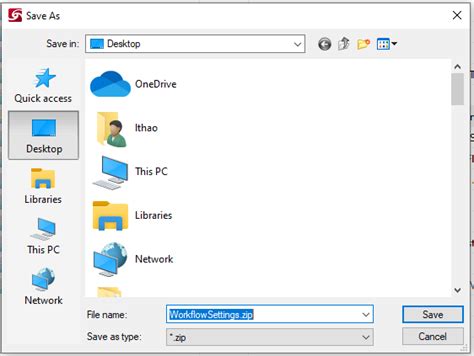 how to export workflow settings in finereader server 14 help center