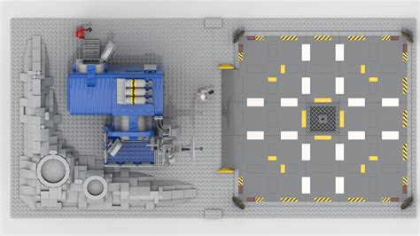Lego Moc Classic Space Outpost For The New Galaxy Explorer By