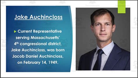 Us Representatives Jake Auchincloss Ma 4th Bio Ppt By Teach Simple