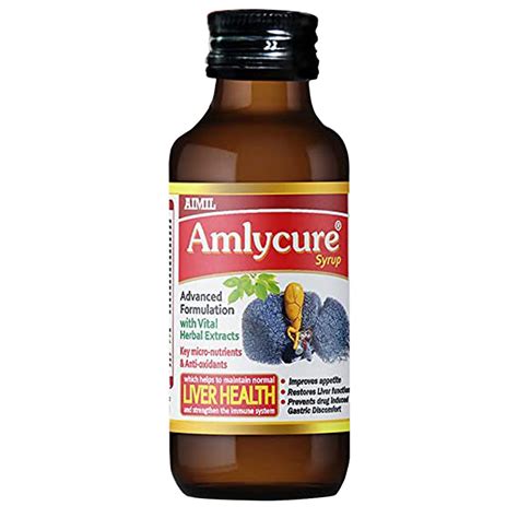Buy Aimil Amlycure Syrup, 100 ml | 19 Minutes Delivery | Apollo Pharmacy