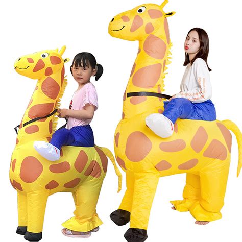 Giraffe Inflatable Costume Cosplay Costume Funny Blow Suit P