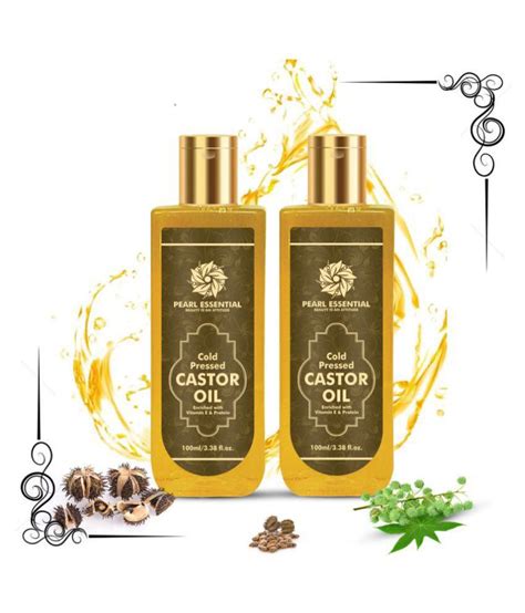 Pearl Essential Castor Oil Face Serum 200 Ml Pack Of 2 Buy Pearl