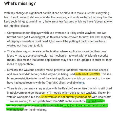 Raspberry Pi Os Bookworm Realvnc Is Disabled Ads B Flight Tracking Flightaware Discussions