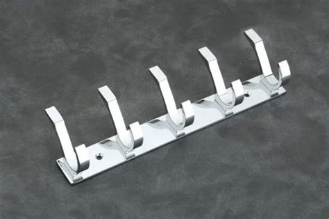 Screw In Silver Aluminium Wall Hook Number Of Hooks Five At Rs 30