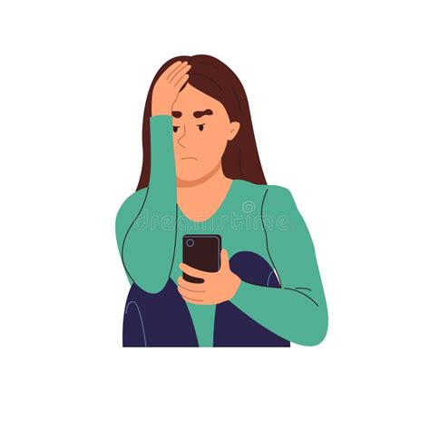 Girl Waiting Phone Call Stock Illustrations 139 Girl Waiting Phone