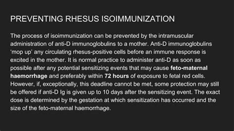 Rhesus Isoimmunizationpptx