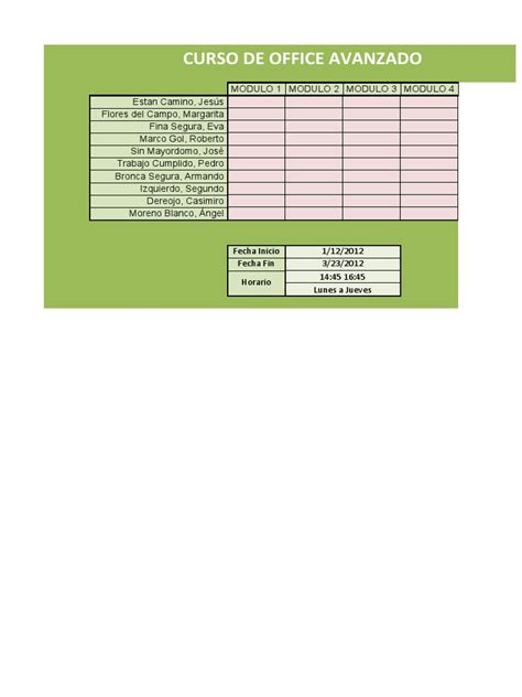 Solucion 20 Ejercicios Excel Pdf