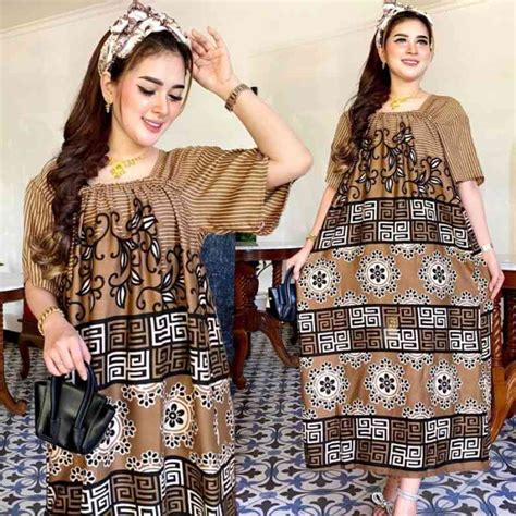 Jual Daster Baju Daster Kekinian Jumbo Viral Fuji Susun Serut Dada Busui Di Seller Mama Shop
