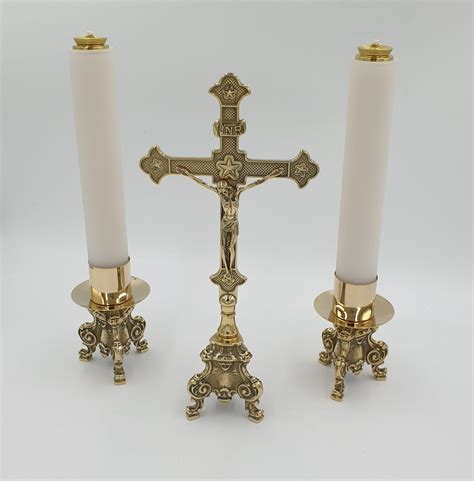 Altar Set With Oil Candles Church Stores