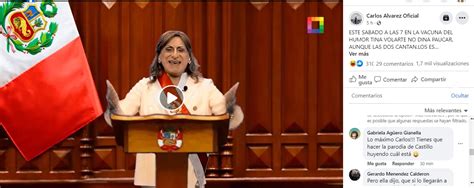 Carlos Álvarez Prepara Imitación De La Juramentación De Dina Boluarte “los Saluda ‘tina Volarte