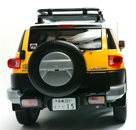 完成品 フジミ模型 124 車nextシリーズ No10 トヨタ Fjクルーザー ツートーンイエローの完成品ギャラリー 初心者プラモデル道