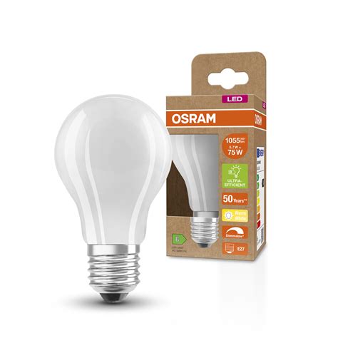 OSRAM Classic LED-Lampe E27 5,7W 827 matt dimm | Lampenwelt.de