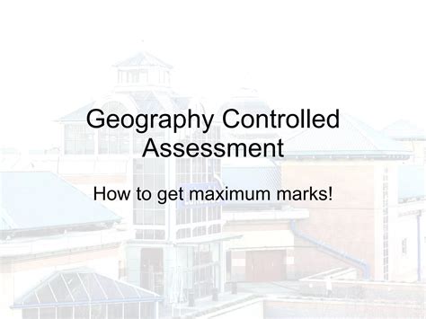 Geography Controlled Assessment Ppt