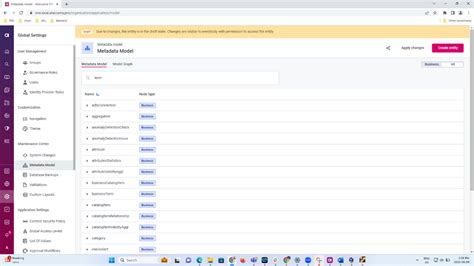 Creating New Entity Data Classification And Adding New Relationship