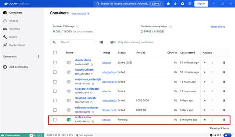 如何在Windows下使用Docker Desktop运行CentOS容器 docker desktop怎么使用 CSDN博客