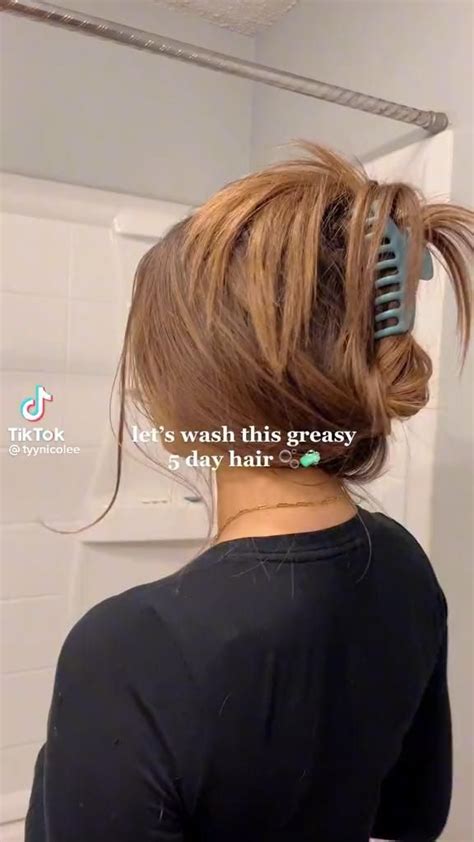 Greasy Hair Wash Video Wavy Hair Hair Tutorial Long Hair Tips