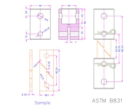 ASTM B Test Fixture Parsros Material Testing Equipments