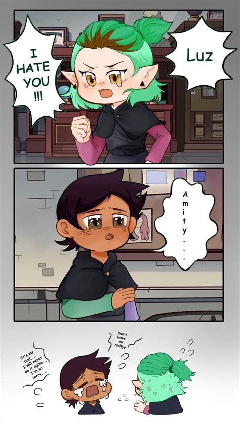 The Owl House Comics Luz And Amity Comic Fan Art Character Design