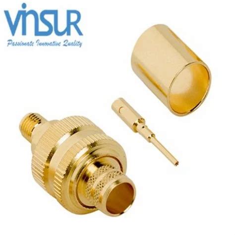 11521017 Rf Connector 50ohms Sma Female Straight Crimp Type
