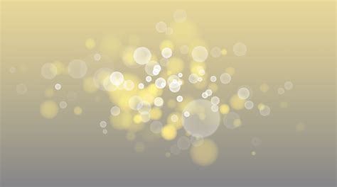 밝은 흐린 조명 벡터 투명 효과 일러스트레이션 현장 깊이 효과의 추상 보케 배경 0명에 대한 스톡 벡터 아트 및 기타 이미지 0명 기포 노랑 Istock