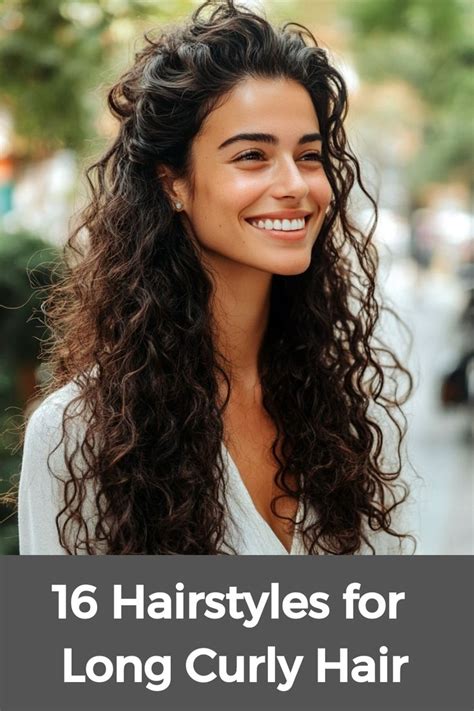 16 Hairstyles For Long Curly Hair In 2024 Curly Hair Styles Long