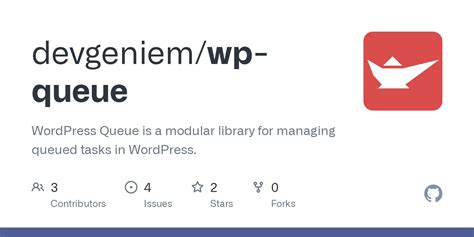 GitHub Devgeniem Wp Queue WordPress Queue Is A Modular Library For