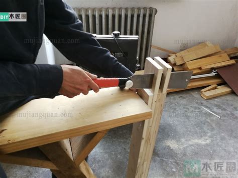 木工爱好者分享木工桌的做法教程亮点是桌子用料2 1 木匠圈网