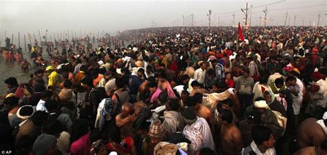 10million Hindu Pilgrims Bathe Naked In The Ganges For Kumbh Mela