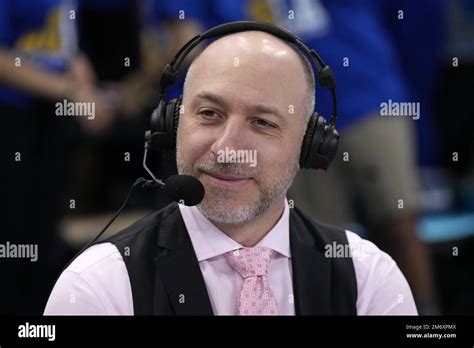 Espn Play By Play Announcer Dave Pasch During An Ncaa College
