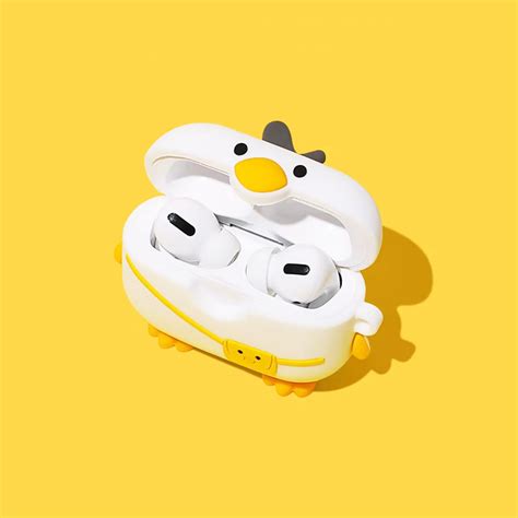 Duck Silicone Airpod Caseairpods Pro Case Rubber Ducks Etsy