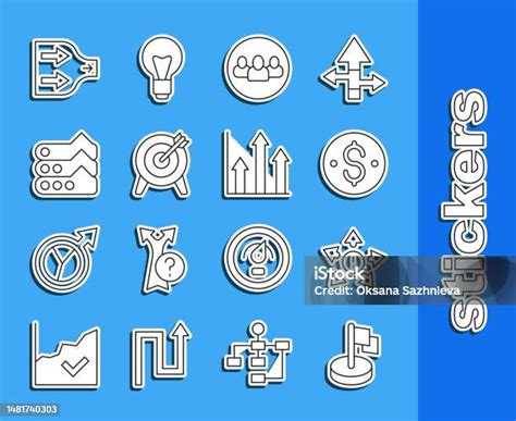 선 플래그 설정 여러 가지 방법 방향 화살표 달러 기호 프로젝트 팀 기반 대상 그래프 차트 다이어그램 화살표 및 원형 인포