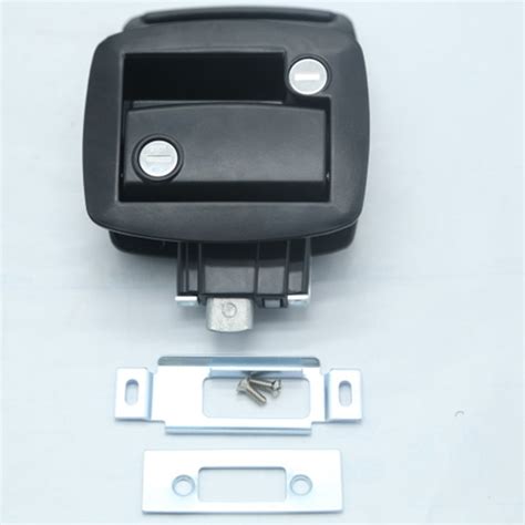 Black Rv Paddle Entry Door Lock Latch Handle Deadb Vicedeal