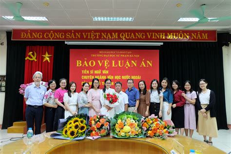 Nghiên cứu sinh Hồ Thị Vân Anh bảo vệ thành công luận án Tiến sĩ ngành