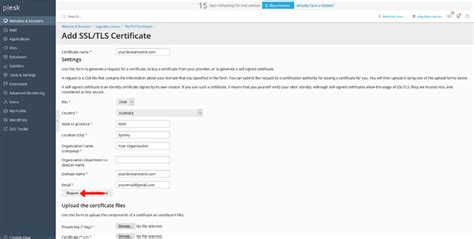Plesk SSL Configuration And Installation Guide SSLTrust