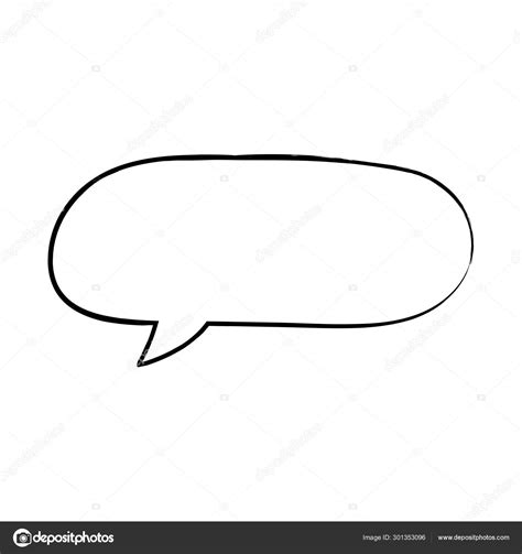 Speech Bubbles Quotes Icon Vector Message Bubbles Chat Blank Retro Empty Comic Bubble