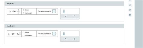 Solved Determine If The Equation Is Linear Or Nonlinear If Chegg