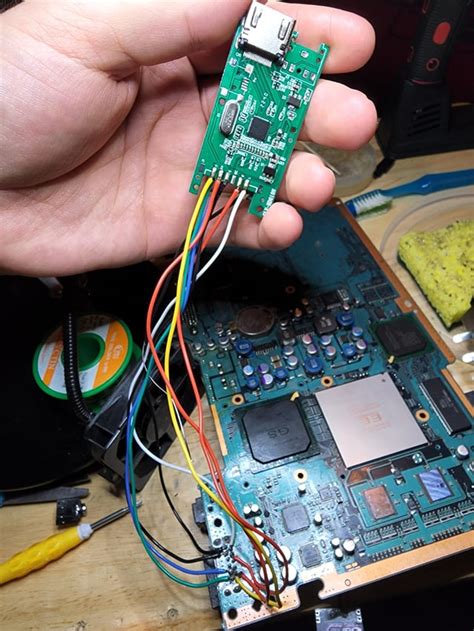 i did the hdmi usb c pd mod on my ps2 fat r ps2