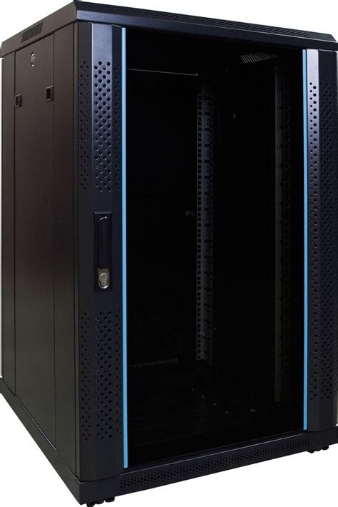 18u Serverkast Met Glazen Deur 600x600x1000mm Bxdxh Ubcenter