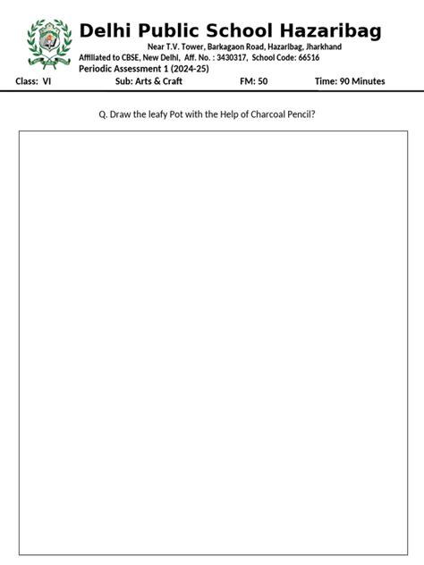 Art And Craft Class 6 Pdf