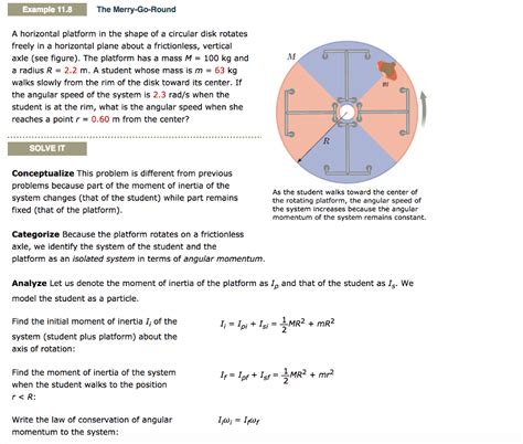 Solved A Horizontal Platform In The Shape Of A Circular D Chegg