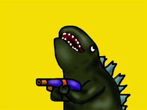 Godzilla Nerf By Quinn Red On Deviantart