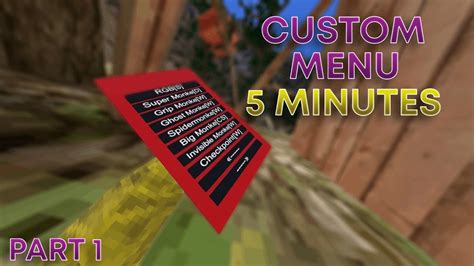 Create Custom Gorilla Tag Menu In Minutes Custom Library Youtube