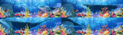 唯美海底世界 ae模板下载 编号 25400442 光厂 vj师网